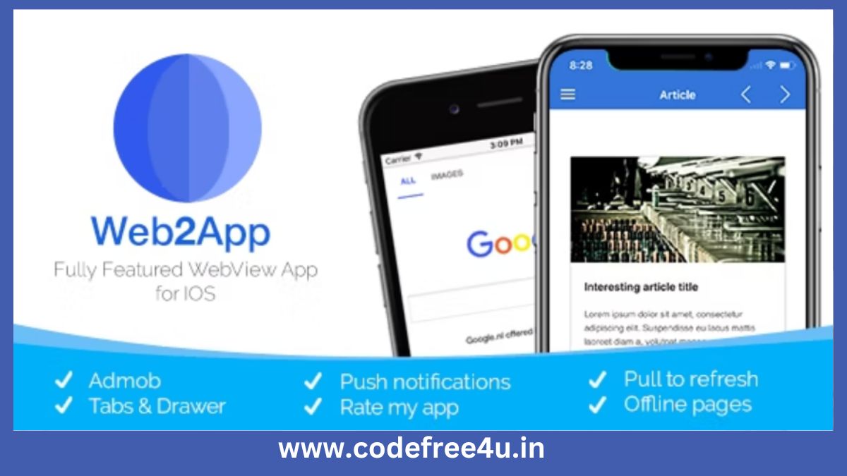 Web2App for IOS - Quickest Feature-Rich IOS Webview - 23 June 2023 Web2App for IOS - Quickest Feature-Rich IOS Webview - 23 June 2023