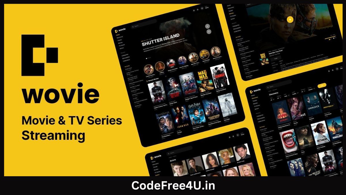 Wovie v5.0.2b - Movie and TV Series Streaming Platform